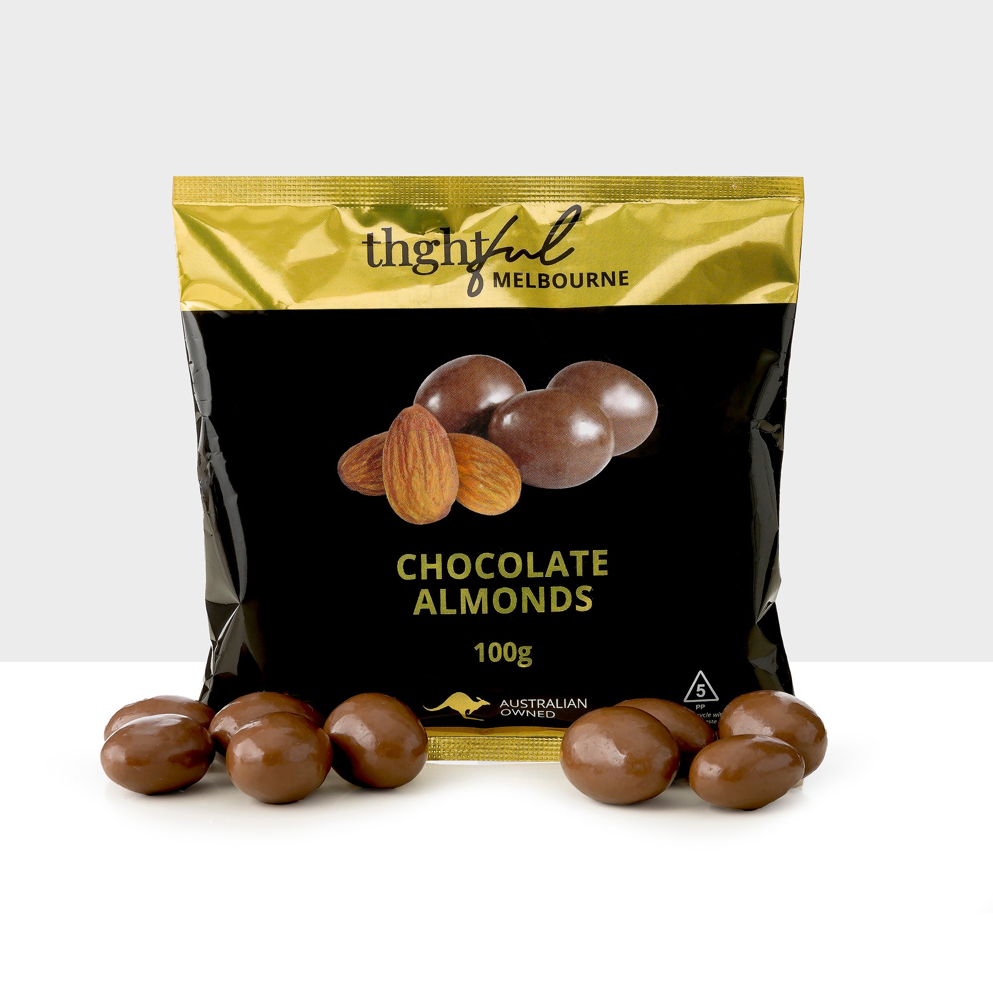 Milk Chocolate Almonds 100g – thghtful