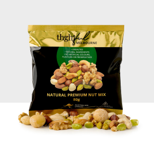 Wholesale 100 x Natural Premium Nut Mix 80g (GF) ($4.00 each) – thghtful